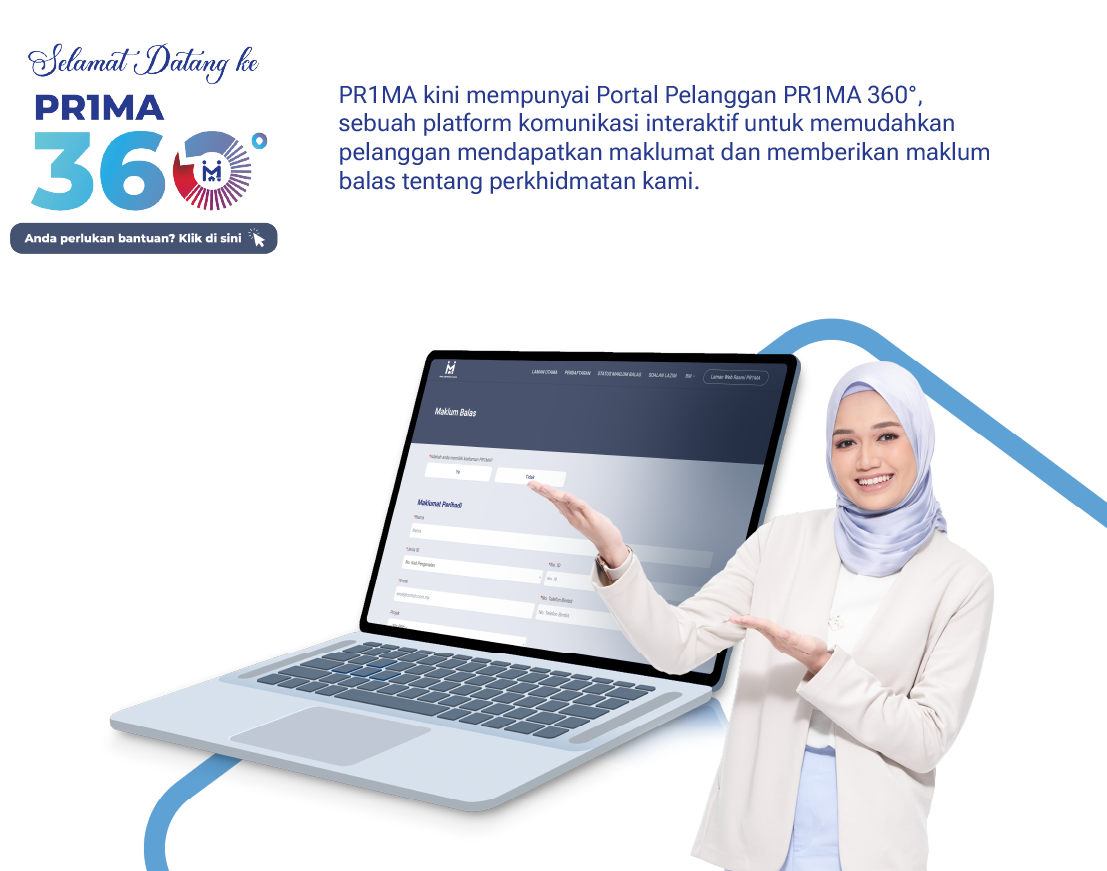 Laman Utama - PR1MA 360° Customer Portal